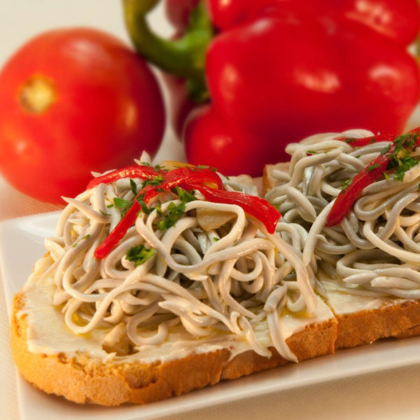 Angulas de Surimi al Ajillo Picante 110 g – Reserva Gourmet